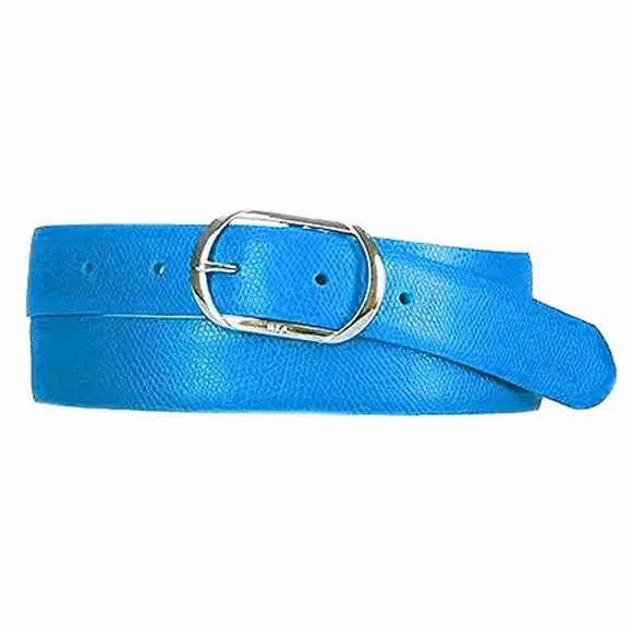 Lauren Ralph Lauren | Accessories | Ralph Lauren Cyan Blue Pebbled ...